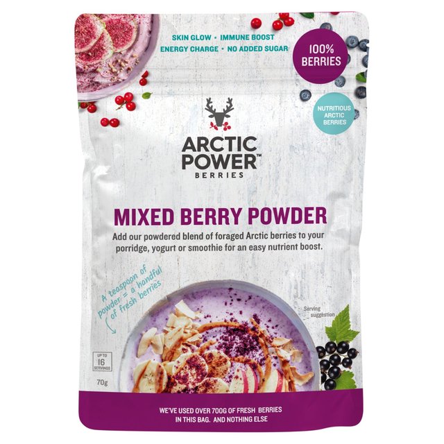 ARCTIC POWER Mixed Berry Powder - 100% Berries 70g – Good Food Maldives