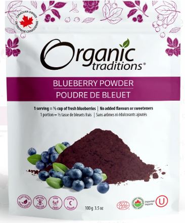 Organic Traditions Organic Blueberry Powder – Good Food Maldives