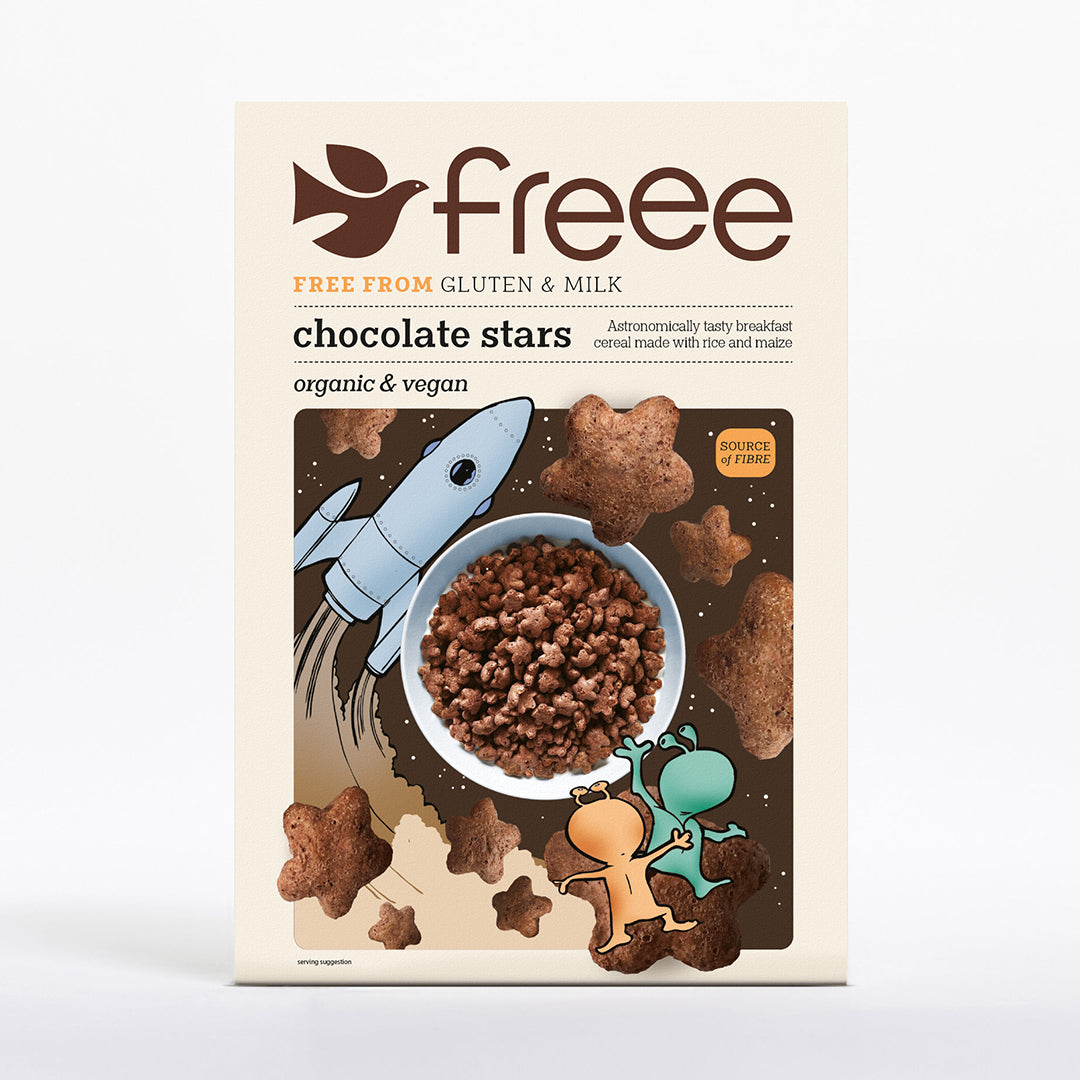 Organic Gluten Free Chocolate Star Cereal 300g – Good Food Maldives