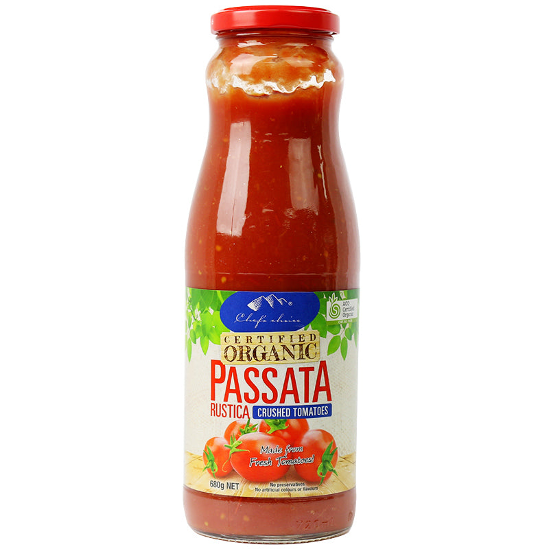 Organic Passata Rustica – Crushed Tomatoes – Good Food Maldives